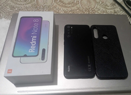 Remi note 8  xali yangidek, ochilmagan, usta kurmagan,karobka dokument