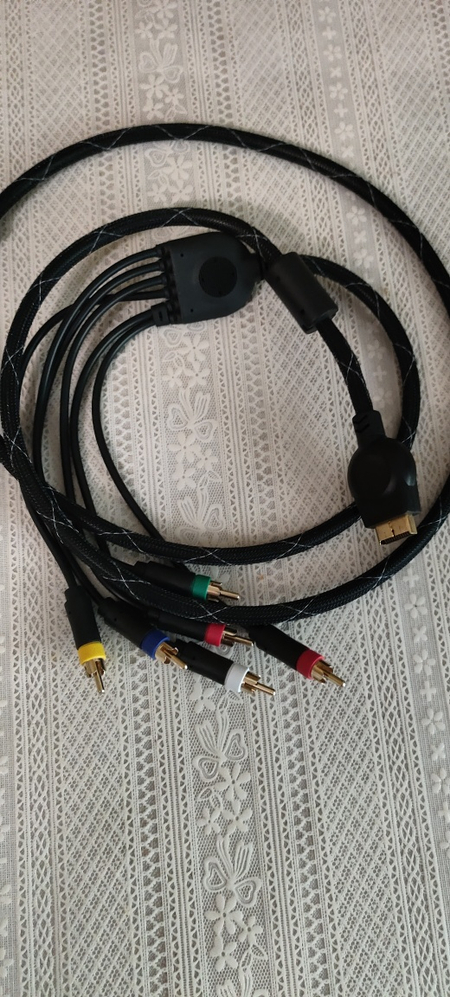 Продам новый компонентный кабель для PlayStation 1/2