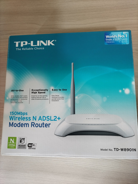 Wi-Fi, ADSL модем, роутер TP-Link