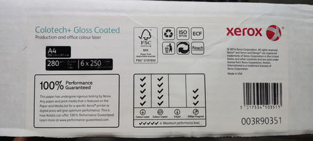 Xerox colotech. 280 гр, глянцевый.