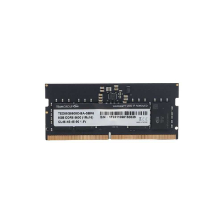 Оперативная память TeamGroup / SO-DIMM / DDR5 / 8ГБ / 5600МГц