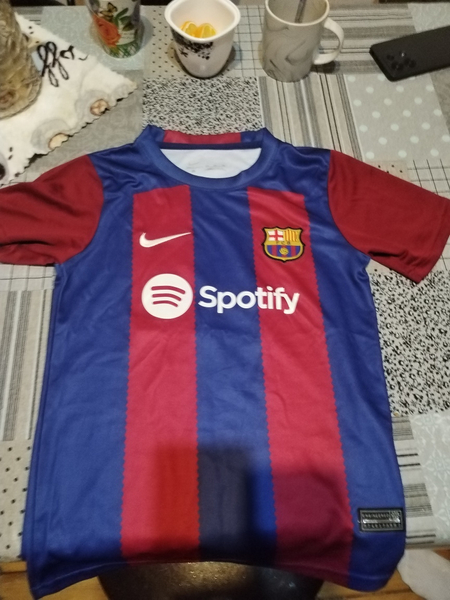 Футбольная форма Barcelona, с именем Никита