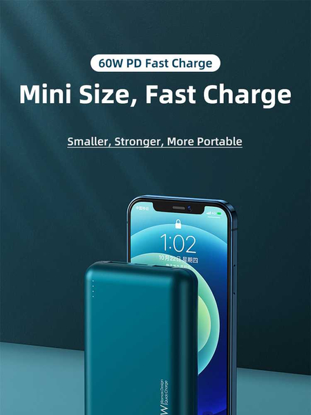 Бесплатная ДОСТАВКА! Powerbank REMAX 60W 15 000 mAh (Original)