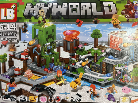 Конструктор Майнкрафт, совместим с LEGO Minecraft