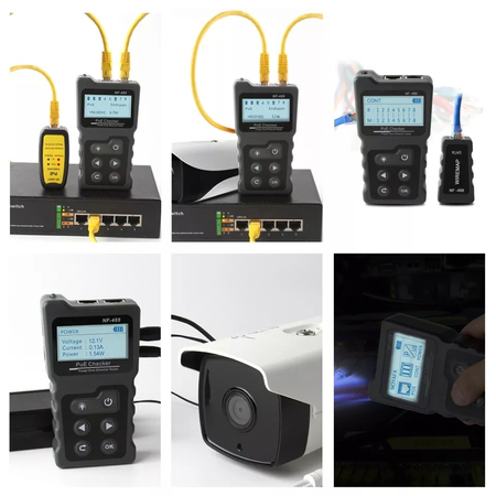 Многоцелевой сетевой POE тестер NF-8209