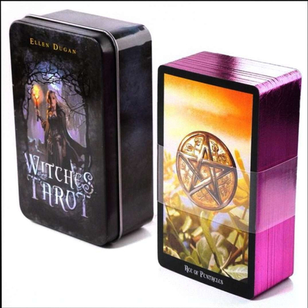 Карты МАК Таро Ведьм Э.Дюган (Witches Tarot E. Dugan) в железном боксе