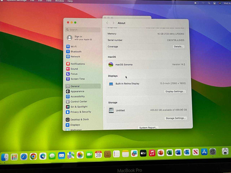 Macbook, 16/512GB, + Zaryadchik Srochna sotiladi