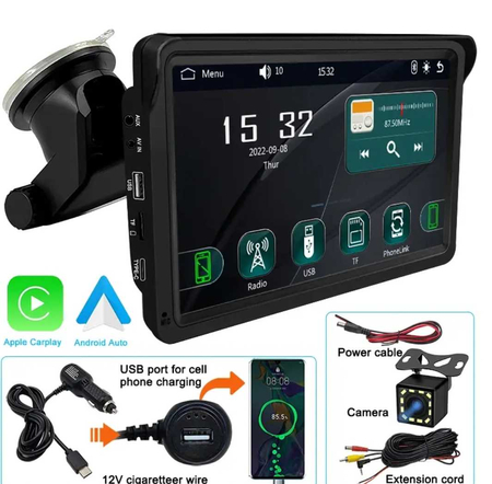 CarPlay с 7-дюймовым сенсорным экраном