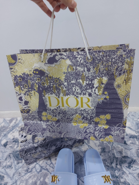 Обувь под Dior, небесно-голубого цвета