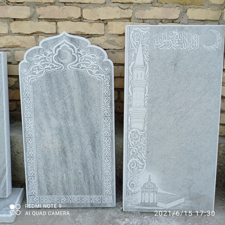 Памятники из гранита и мрамора, Кабр тошлари, Едгорлик тошлари. Мармар