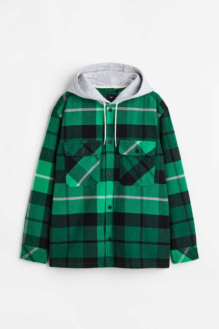 Рубашка из твила -хлопок,H&M,размер L,50-52