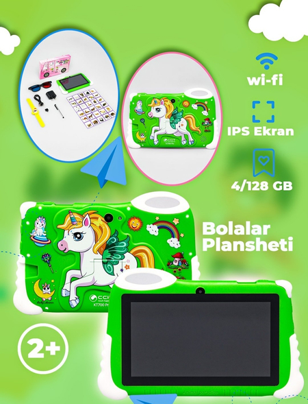Bolalar plansheti CCIT KT 700 Pro, Детский умные планшет
