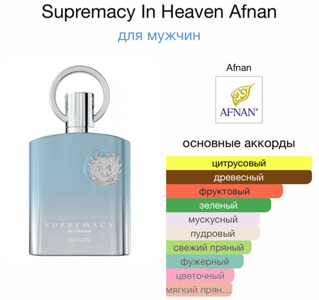 AFNAN silver, heaven, gold