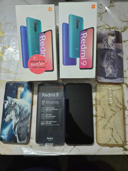 REDMI 9 (Carbon Grey и Sunset Purple)