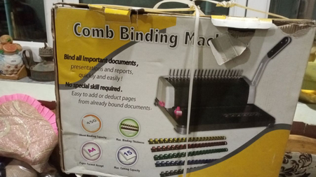 COMB BINDING MADEL ishxona qurilmasi