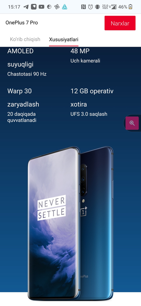 One Plus 7Pro GM1913 sotiladi