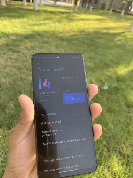 redmi not 9 pro sotladi
