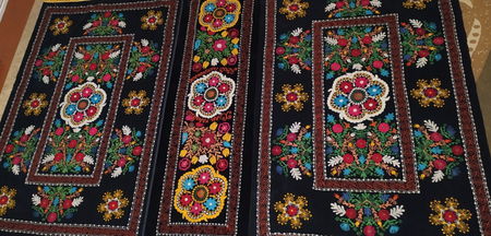 Ташкентский паляк (вышивка сюзане).