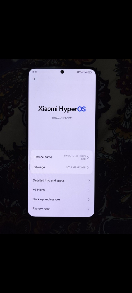 REDMI K60 12/512 GB full