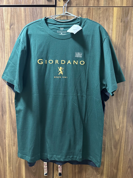 Мужская футболка Giordano оригинал XL размер 100% хлопок