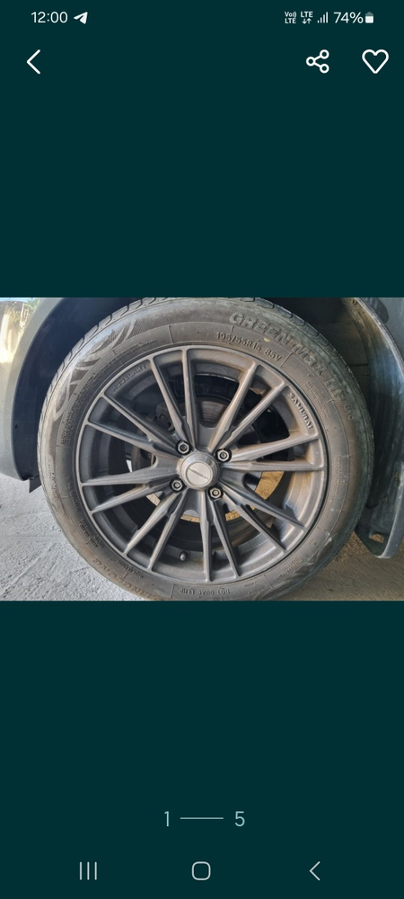 Диска Vossen r15 195x55