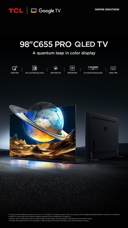 Премиум телевизор TCL 98 C735 QLED  smart 4k  ANDROID TV