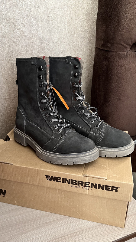 Кожаные сапоги Weinbrenner
