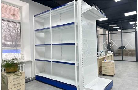 Торговые металлически стеллажи для магазина, супермаркетов