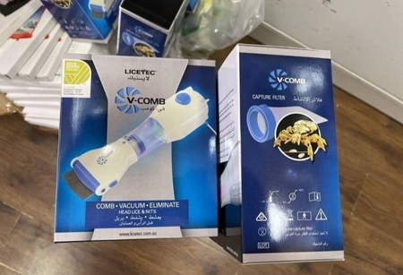 Электрическая расческа для удаления вшей и гнид V-Comb