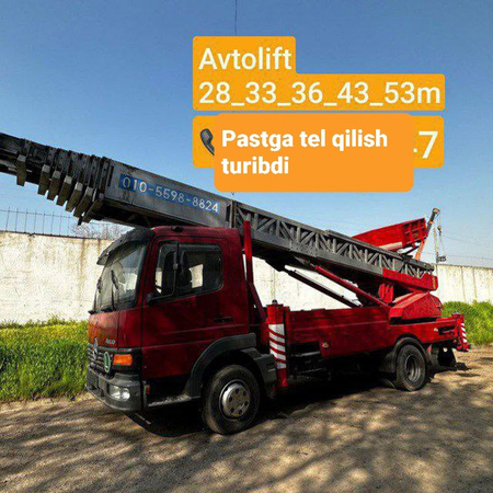 Автолифт мобильный лифт хизмати