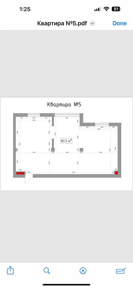 СРОЧНО! Новостройка Коробка Метро Ор Тинчлик/Корзинка Гунча 3/1/7 87м2