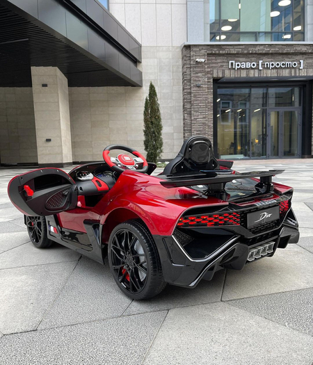 Лицензированный Bugatti Divo 12V RED, HL338,новое в каробке, доставка