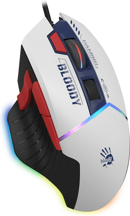 СКИДКА! Bloody W95 RGB NAVY Blue Проводная мышка/мышь/mishka