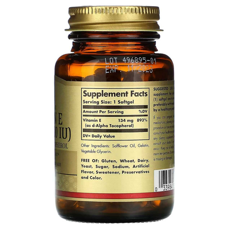 солгар витамин Е 200 МЕ, solgar vitamin e 134 mg
