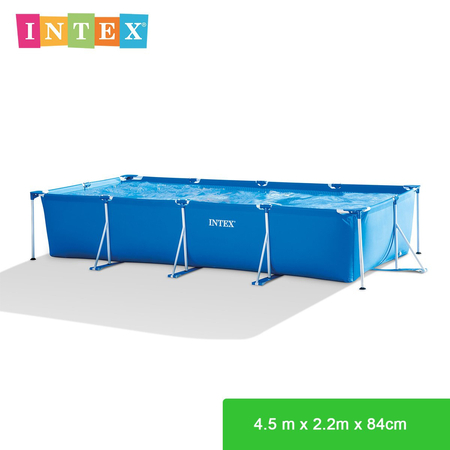 Скидки:Intex бассейн 4.5х2.2х84.см каркас 7127 л