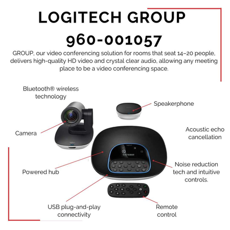 Logitech Group CC3500e web camera (video conferensiya uchun)