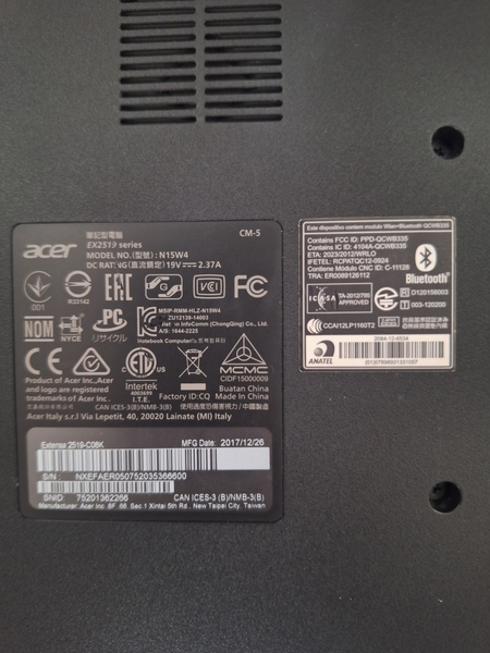 Acer notebook holati zo'r