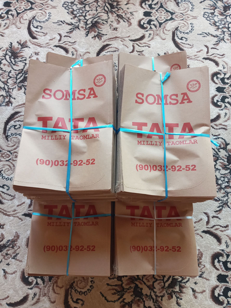 Somsa gumma uchun qogoz paket