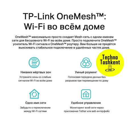 Двухдиапазонный Wi-Fi роутер Tp-Link AC1200 Archer A6 (Dostavka Bor)