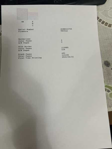 Epson Printer L1110