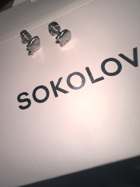 серьги от бренда SOKOLOV