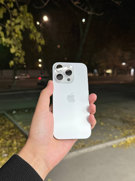 Iphone 16 pro white 256GB 100% batarey