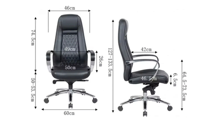Офисное Кресло SITUP Spicily (экокожа Black)
