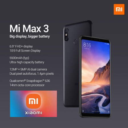 Xiaomi Mi Max 3.