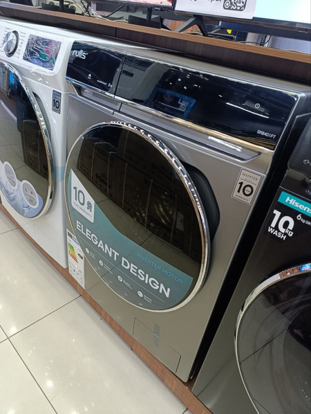Kir yuvish mashinasi rulls 8 kg polni sensor smart