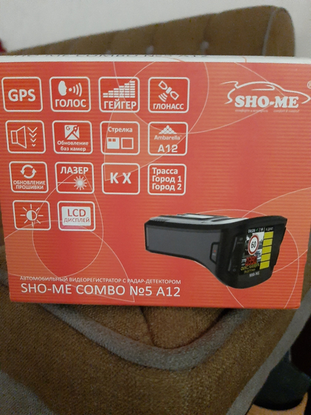 Продаётся антирадар шо-ми combo 5 a12 ,с видеорегистратором оригинал,