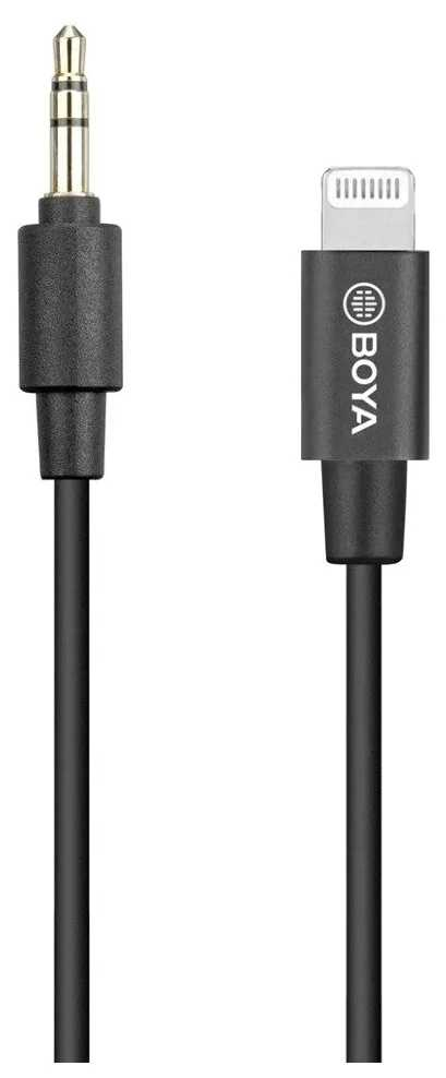 BOYA by-K1 Кабель  mini jack 3.5 - Lightning