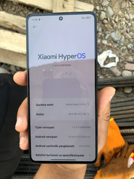 Redmi note 13 pro 1 yil kafolati bilan