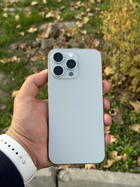 iPhone 15 Pro Max Natural Titanium 100% йомкость