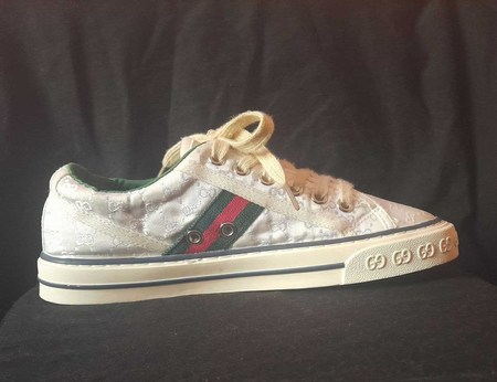 Gucci Tennis 1977 низкие сникерсы / кеды 38 р / Made in Italy